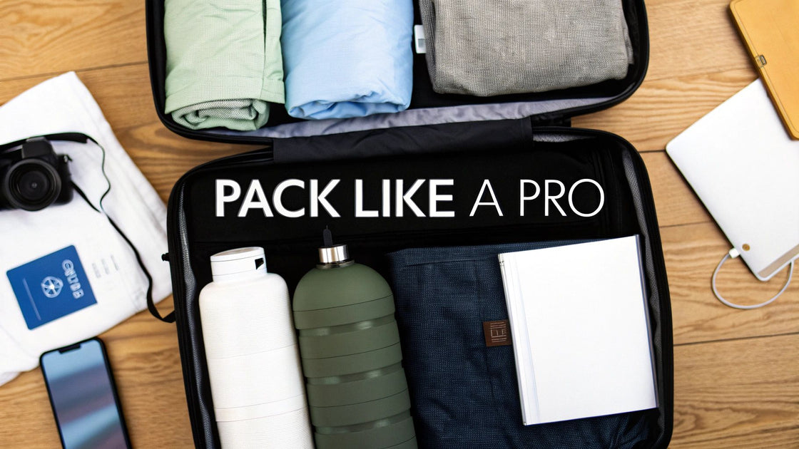 How to Pack for a Month Long Trip Like a Pro – HYDAWAY Official Store